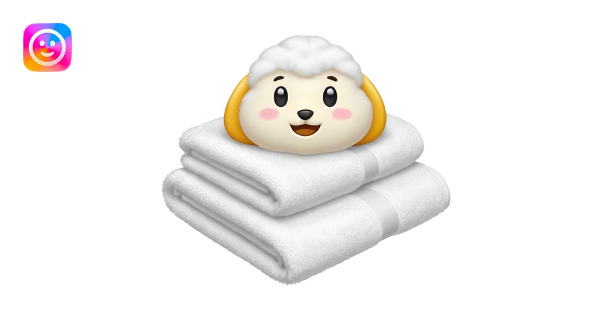 bath towel emoji | AI Emoji Generator