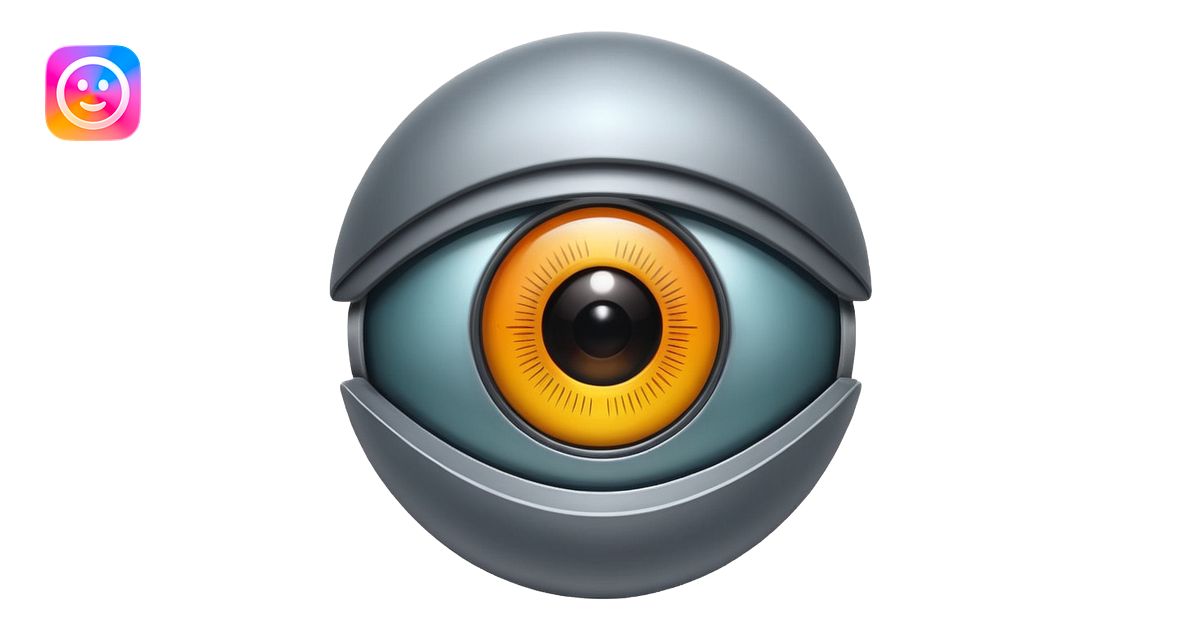 robotic eye emoji | AI Emoji Generator