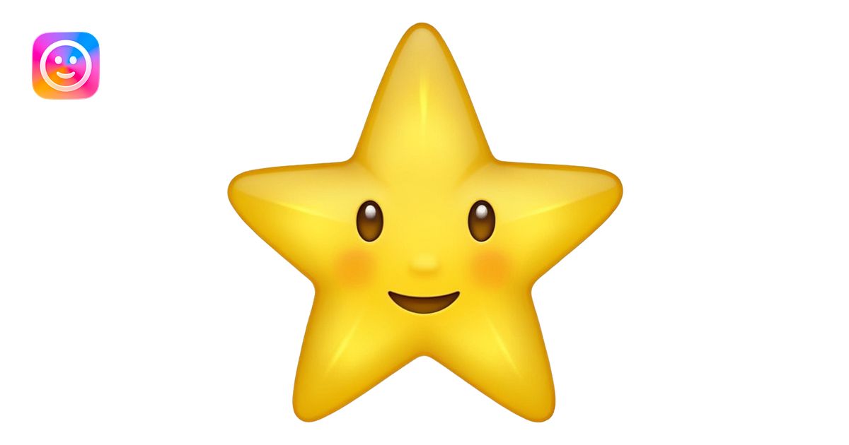 Half of a star emoji | AI Emoji Generator
