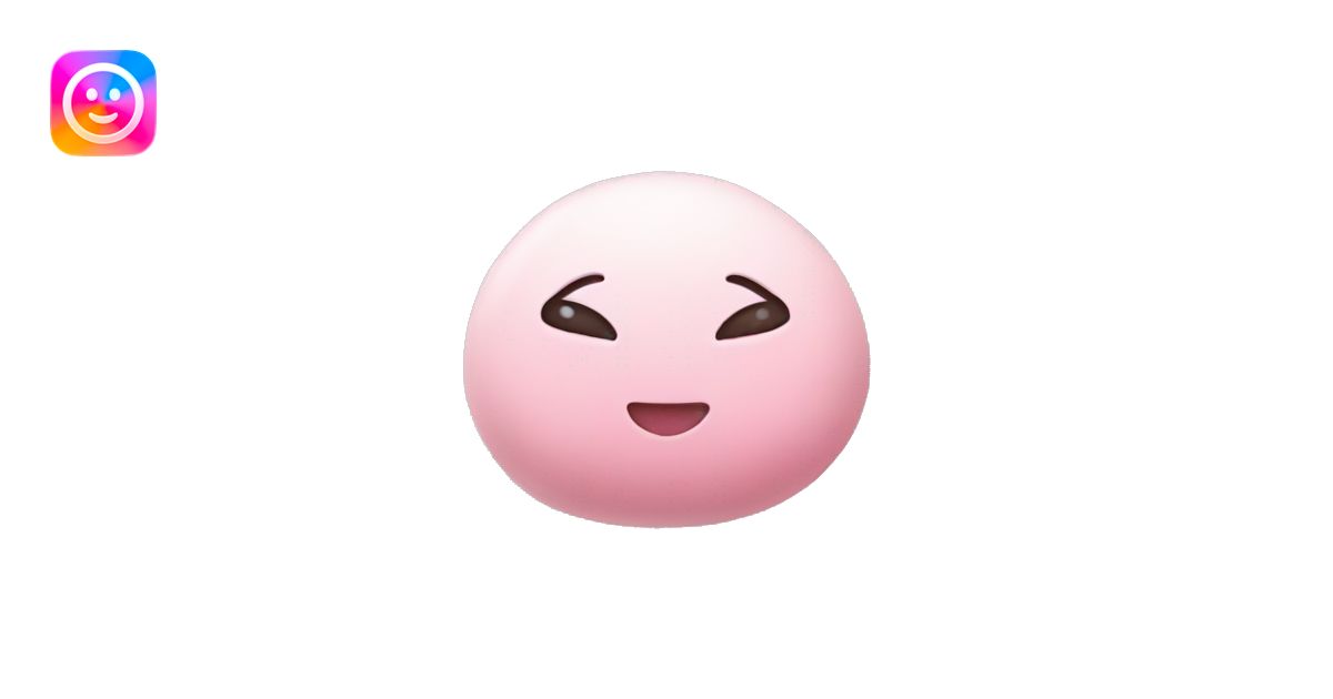 light pink mochi emoji | AI Emoji Generator