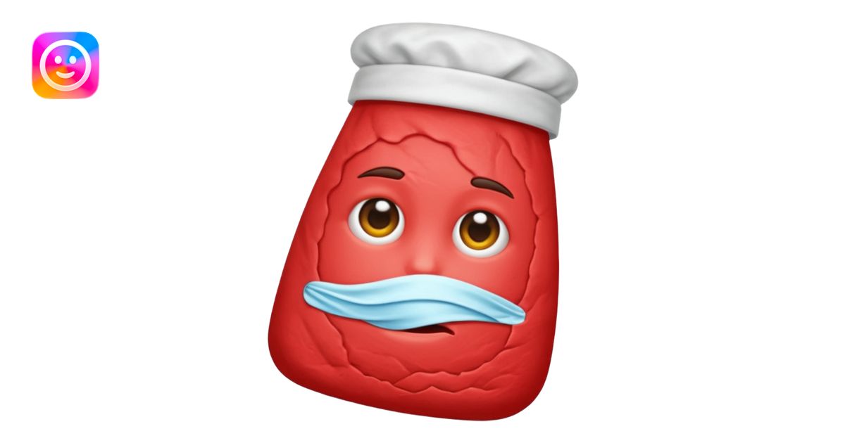 red medicine scrub emoji | AI Emoji Generator