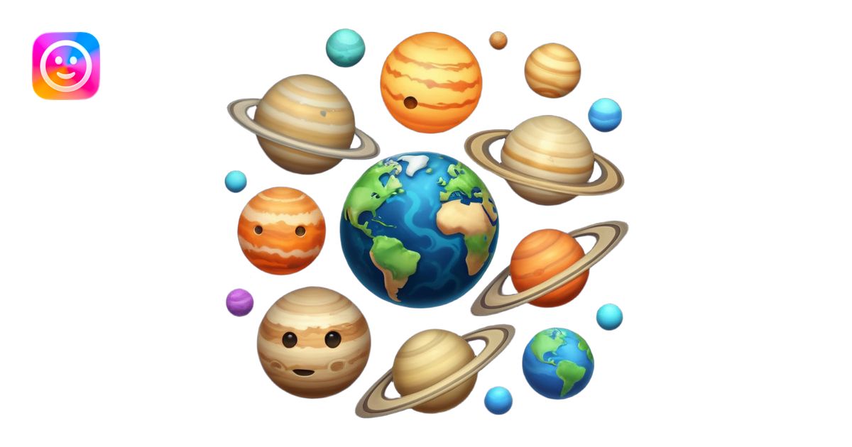 planets emoji | AI Emoji Generator