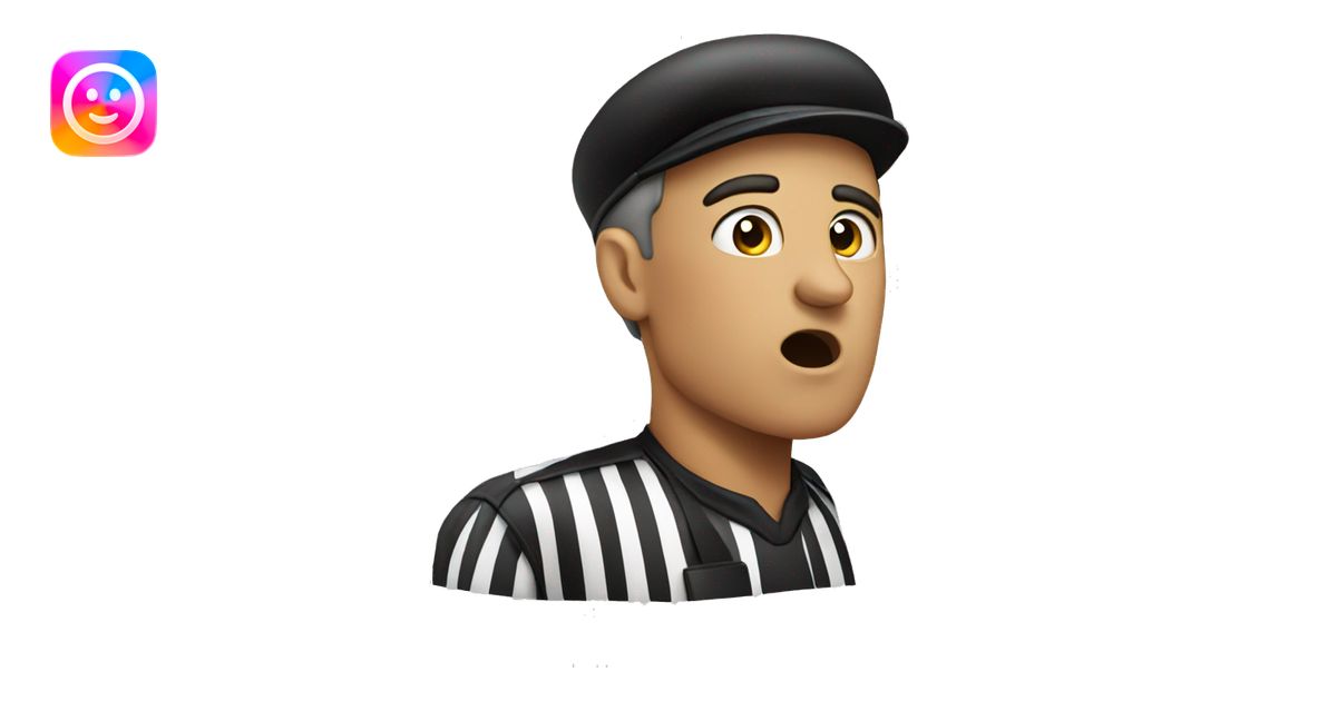 referee whistling emoji | AI Emoji Generator