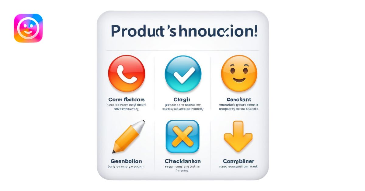 Compelling product benefits visualization with icons and checkmarks ...