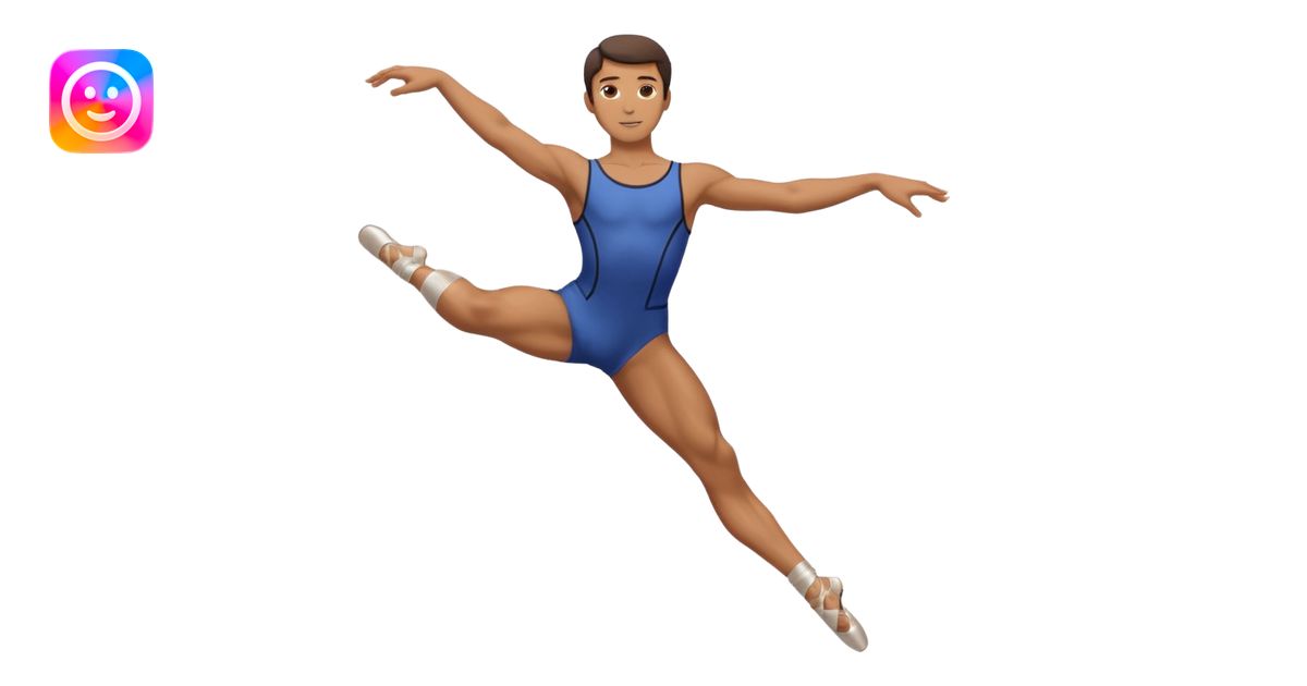 male.ballet dancer emoji | AI Emoji Generator
