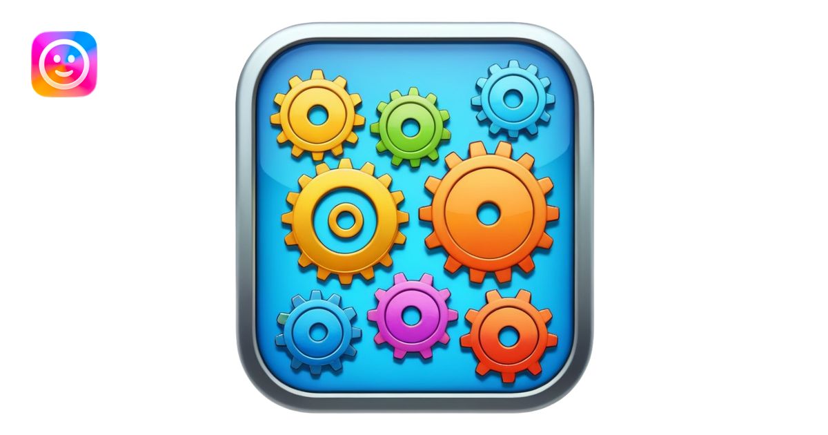 iPhone settings app emoji emoji | AI Emoji Generator