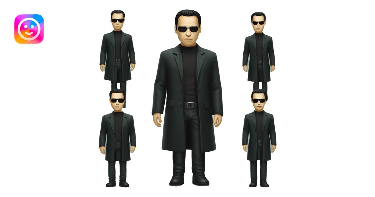 the matrix man emoji | AI Emoji Generator