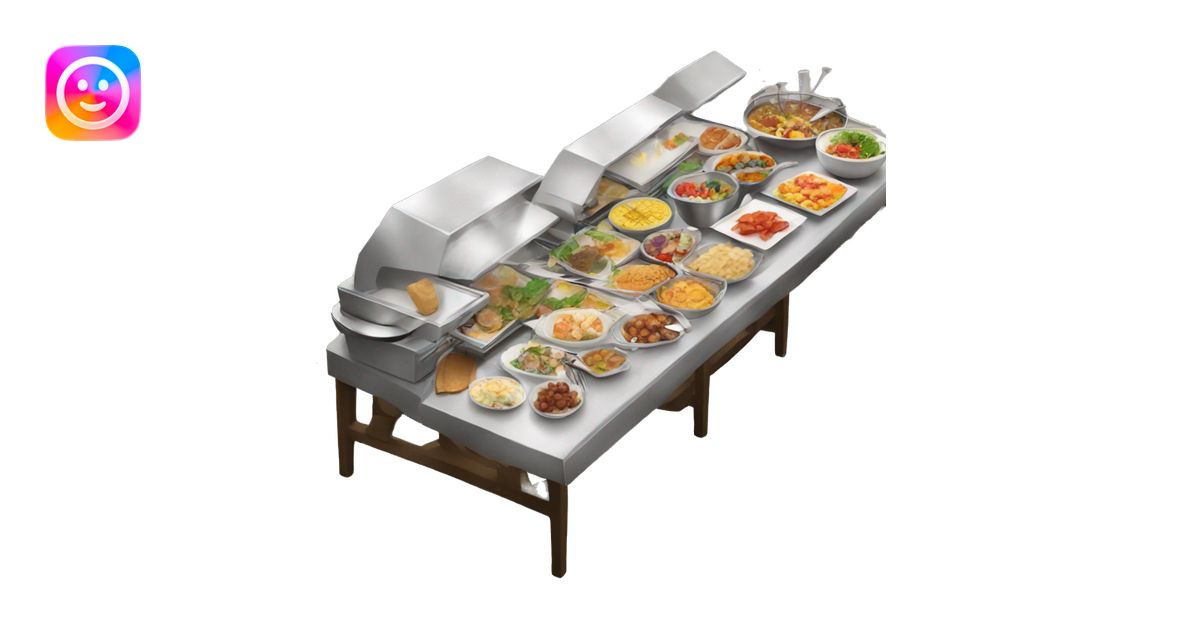buffet line emoji | AI Emoji Generator