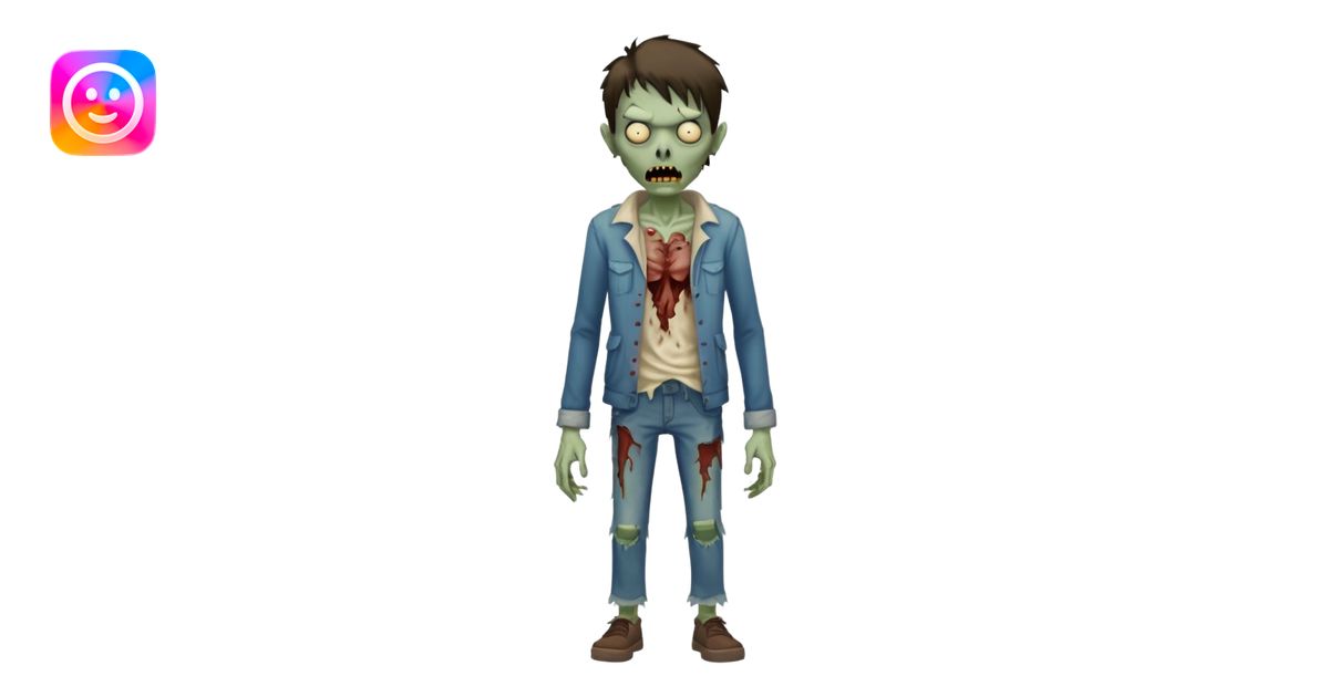 skinny zombie emoji | AI Emoji Generator
