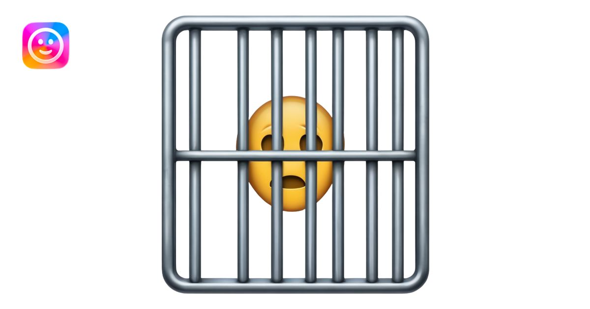 Prison bars emoji | AI Emoji Generator