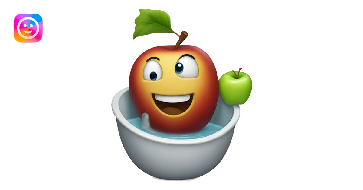 bobbing for apples emoji | AI Emoji Generator