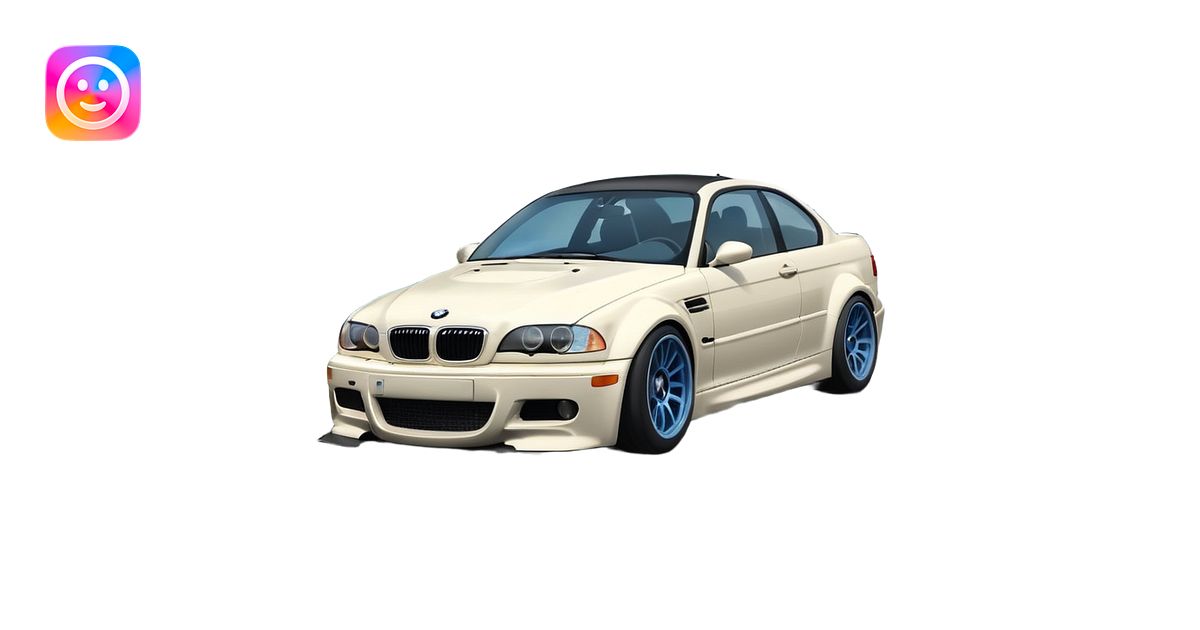 As the BMW M3 E46 drifts around a corner, a slight wisp of smoke should ...