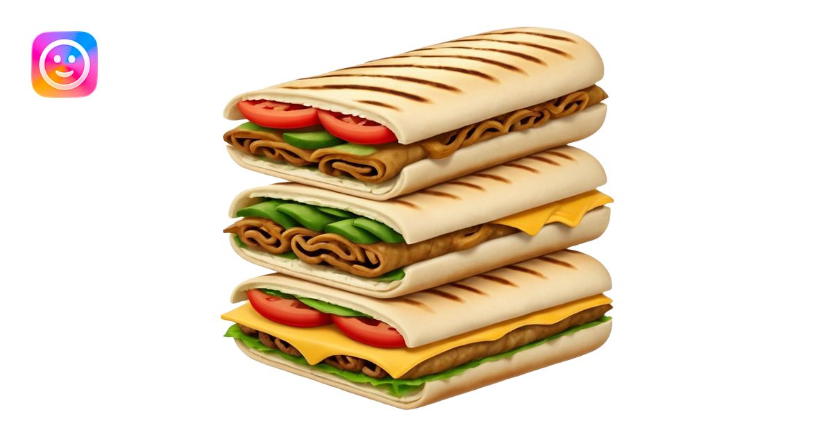 simple shawarma emoji | AI Emoji Generator