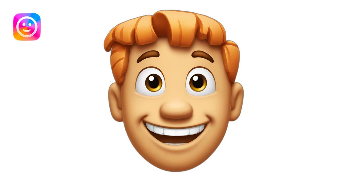face of fred flintstone smile emoji | AI Emoji Generator