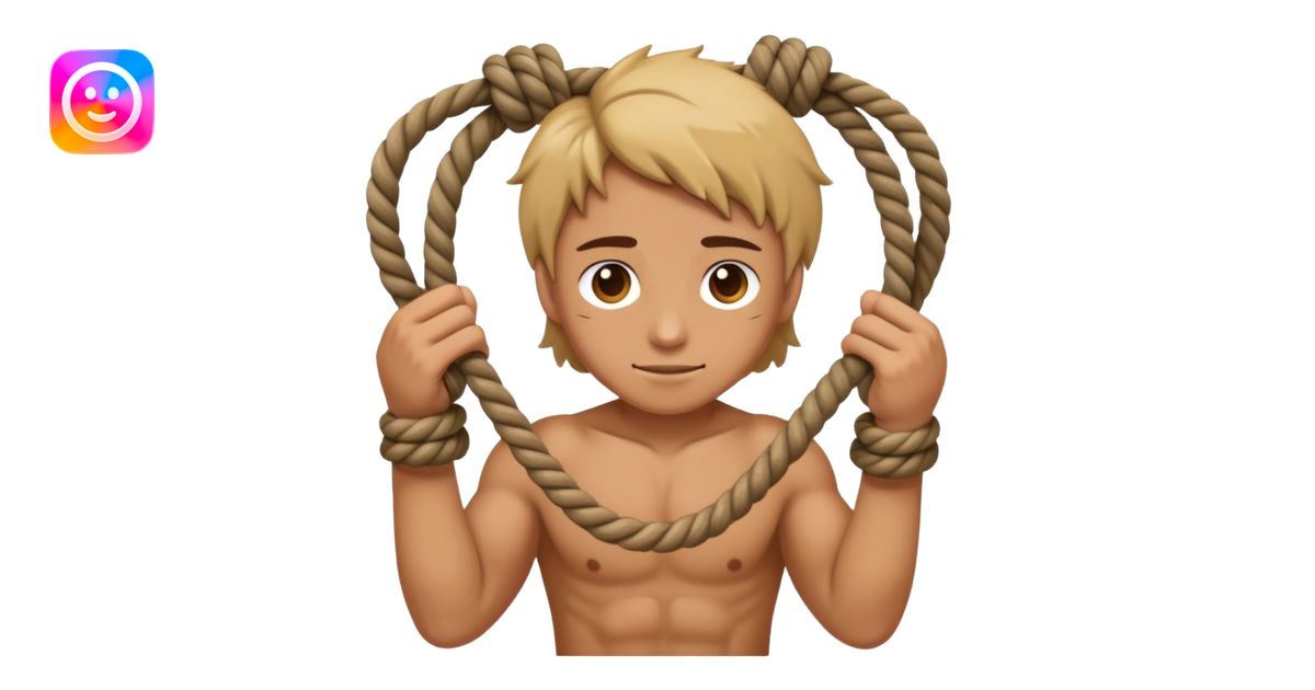person pulling a rope with both hands emoji | AI Emoji Generator