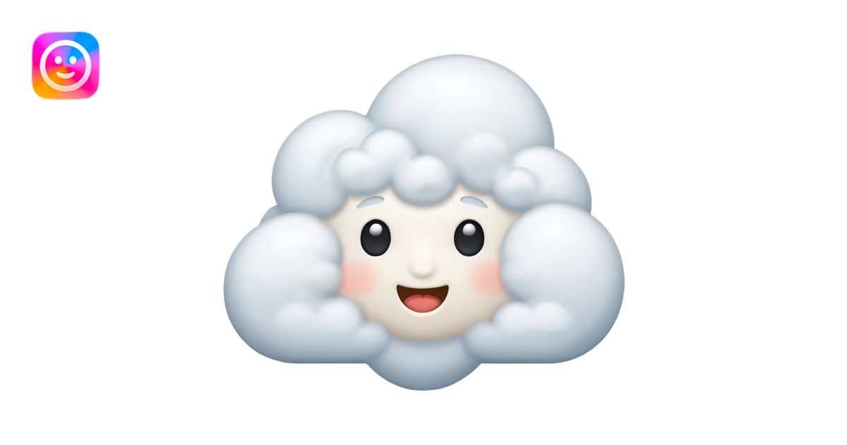 CLOUD emoji | AI Emoji Generator