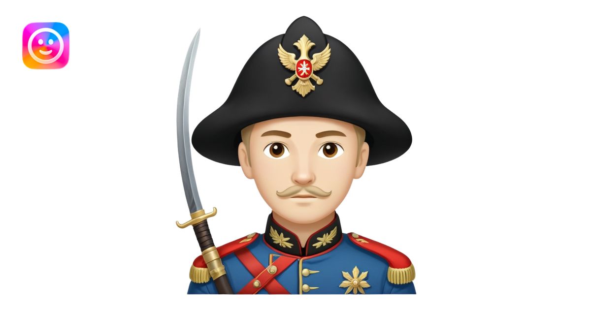 White Army Cossack cavalry soldier with traditional uniform and sabre ...