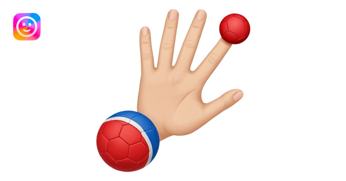 Finger football first in blue (#00A3E0) and red (#F9423A) emoji | AI ...