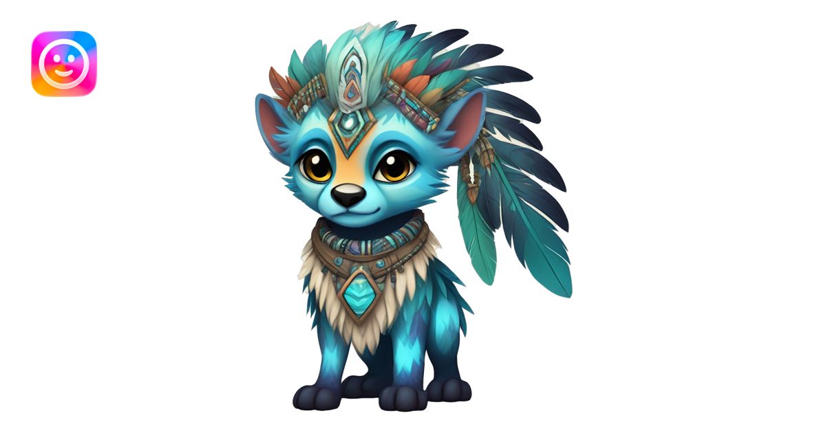 cute cool edgy ethereal l epic tribal fantasy animal fursona Fionbri ...