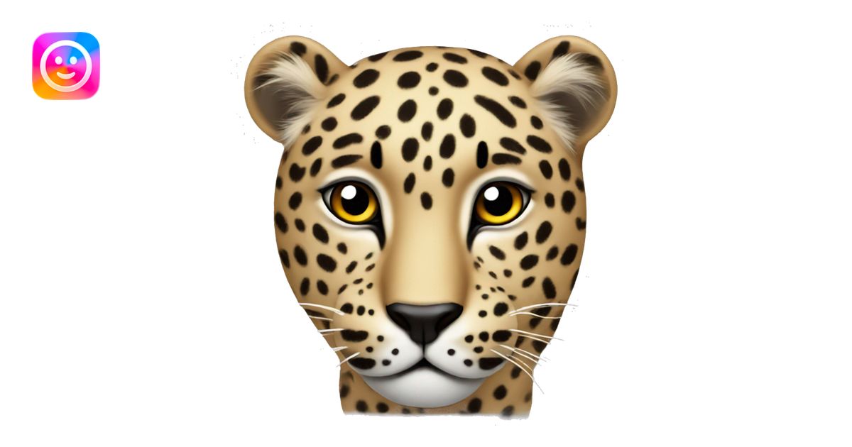 leopard making a confused face emoji | AI Emoji Generator