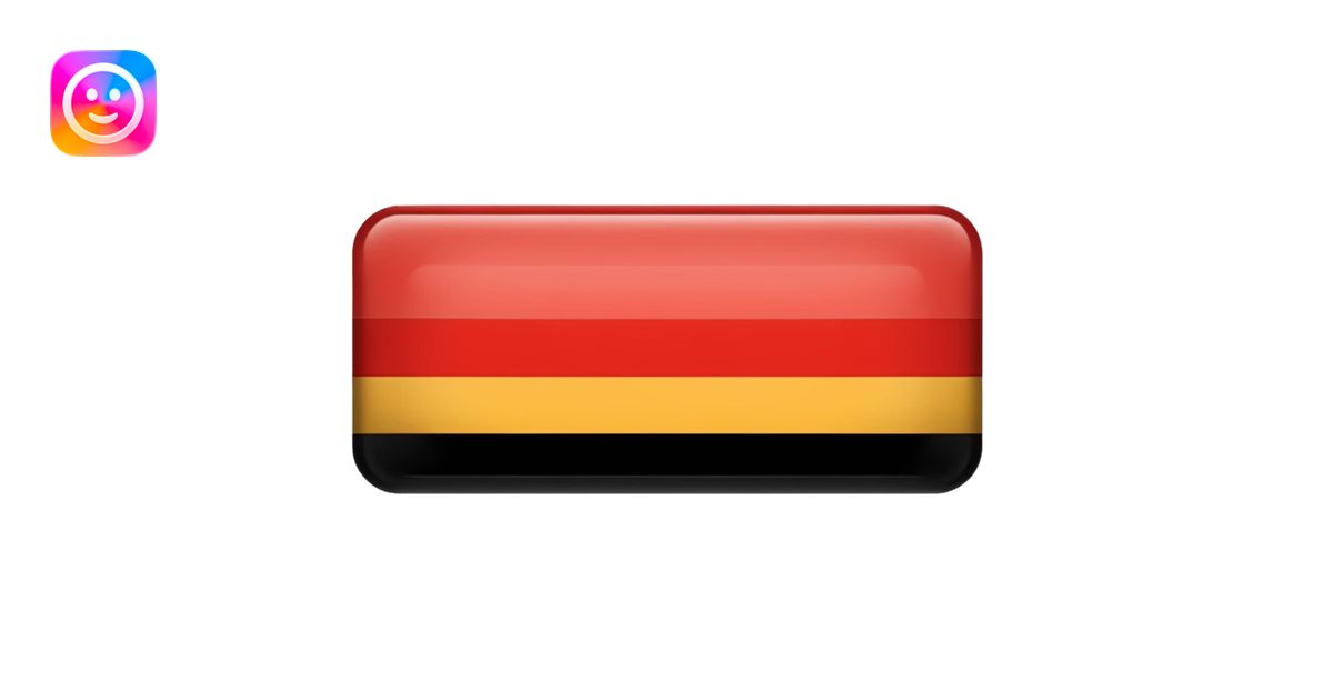 Make the old ww1 German red white black flag emoji | AI Emoji Generator
