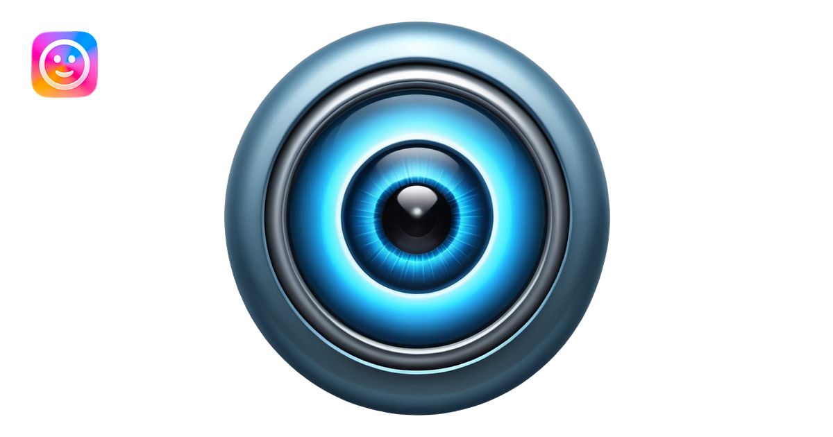 Robot Eye emoji | AI Emoji Generator