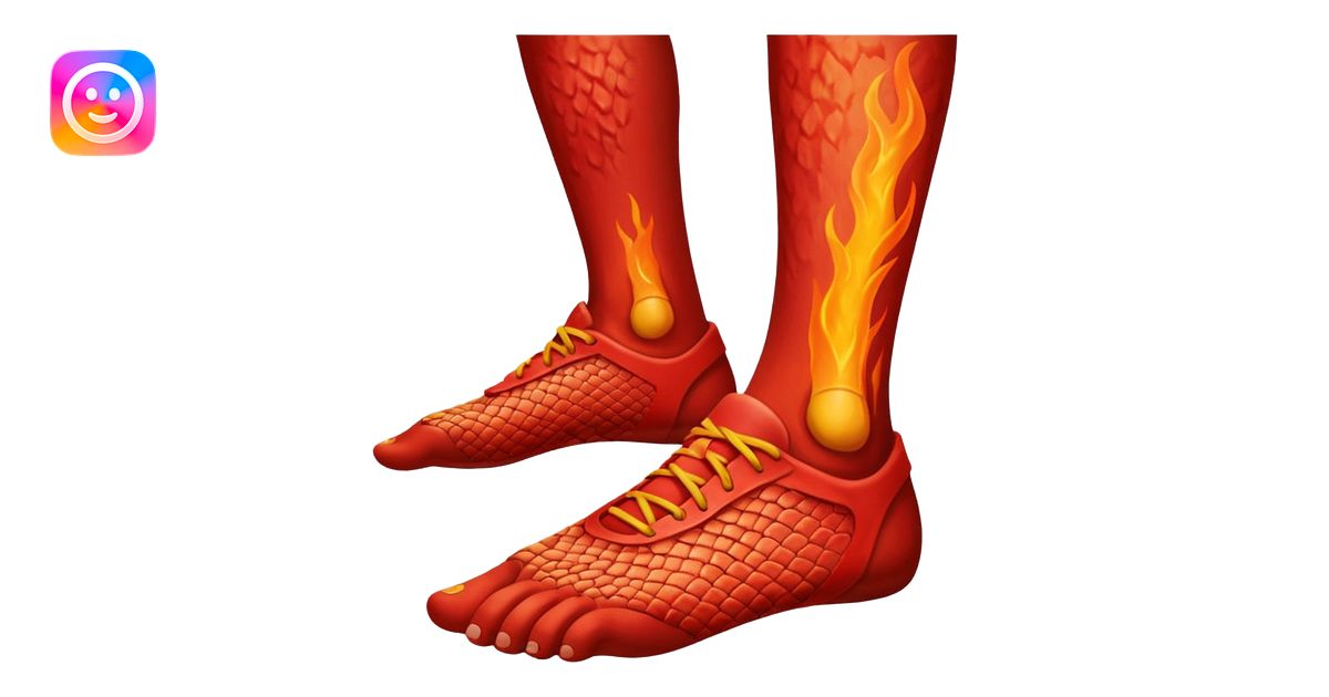 Athlete's Feet emoji | AI Emoji Generator
