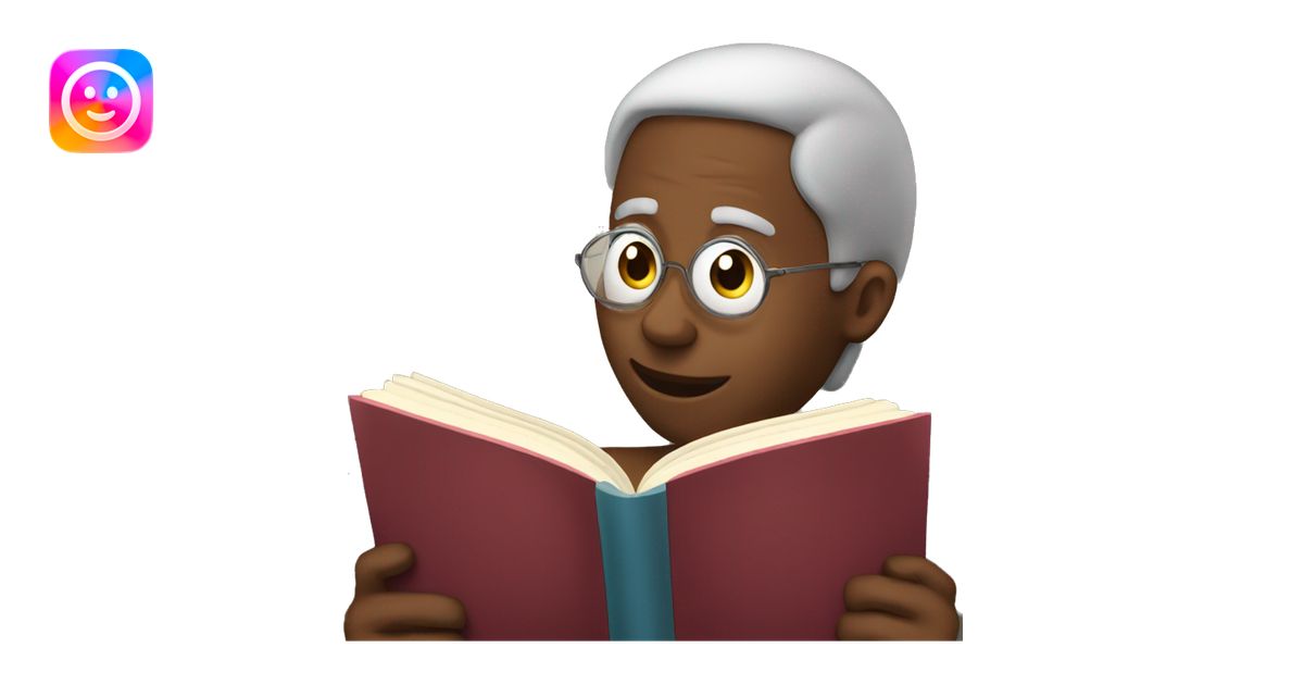 reading a book emoji | AI Emoji Generator