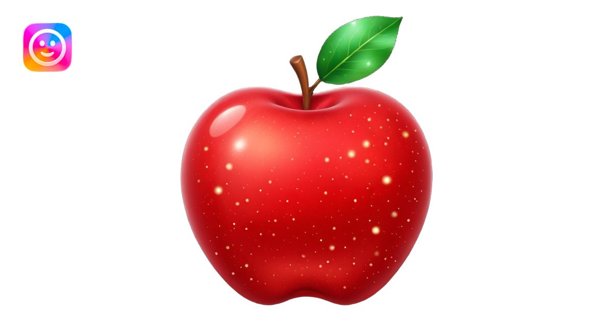 apple-emoji like stardust sparkles emoji | AI Emoji Generator