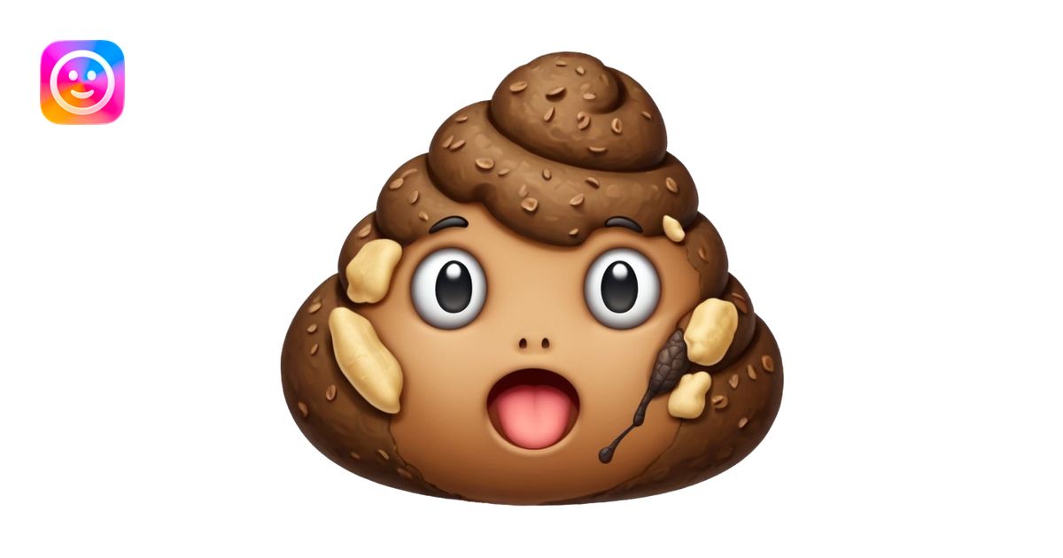 de un pedaso de caca de kinkon que se nombre lucy emoji | AI Emoji ...