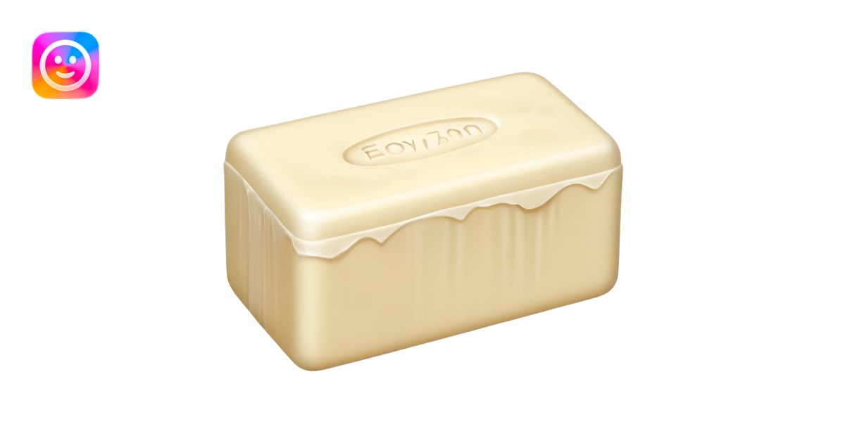 Bar of soap with bite marks. emoji | AI Emoji Generator
