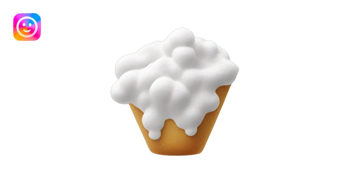 Nose smelling powdered sugar emoji | AI Emoji Generator