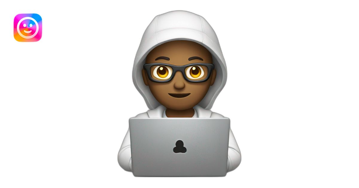Developer with an laptop emoji | AI Emoji Generator