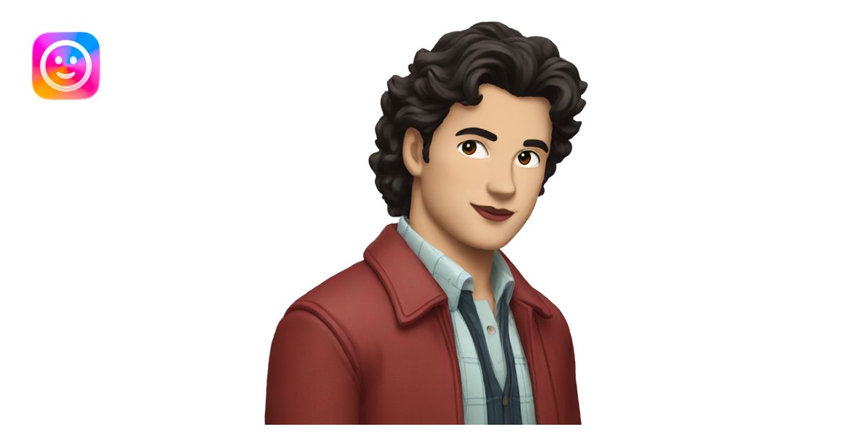 JD from Heathers emoji | AI Emoji Generator