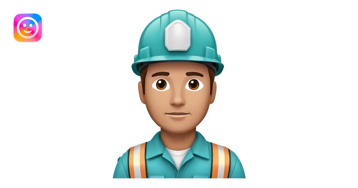 Male oil rig worker in uniform and safety helmet, cool tones with sky ...