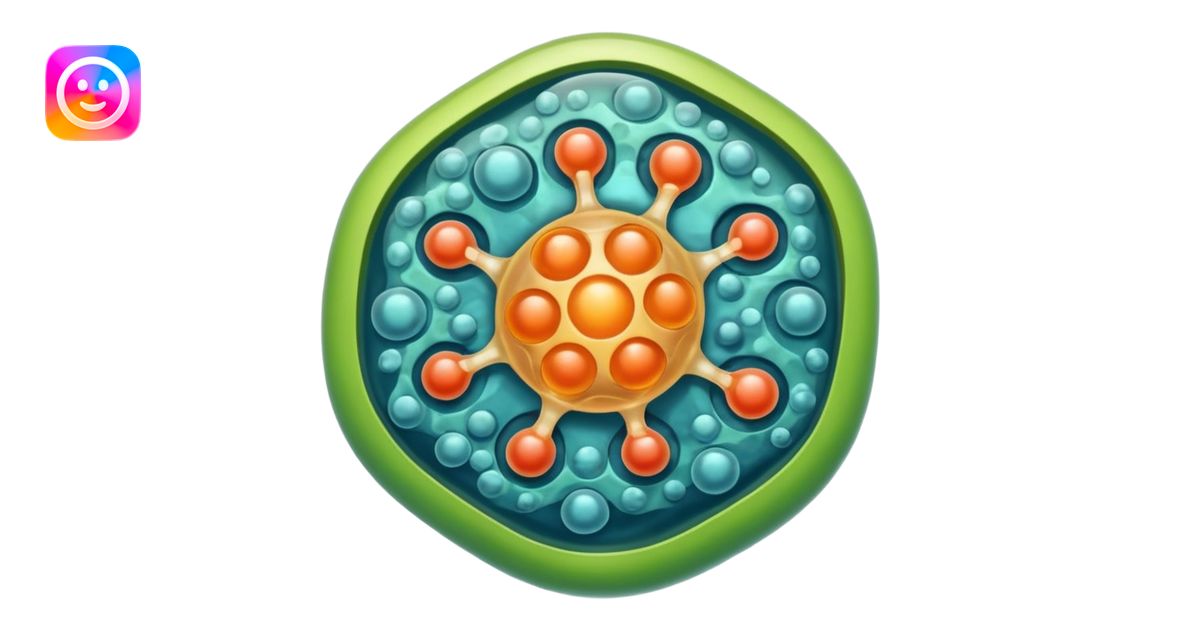 Cell basic unit of life emoji | AI Emoji Generator