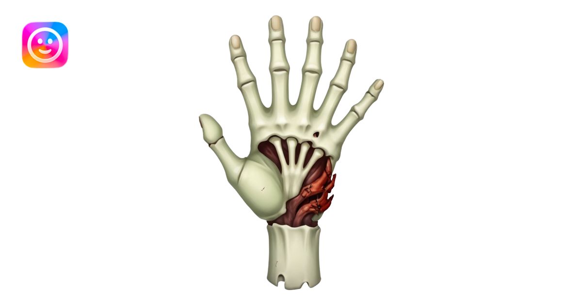 zombie hand grabbing emoji | AI Emoji Generator