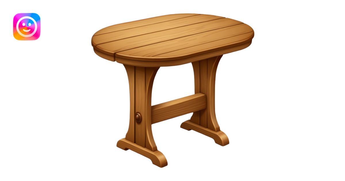 wooden table emoji | AI Emoji Generator