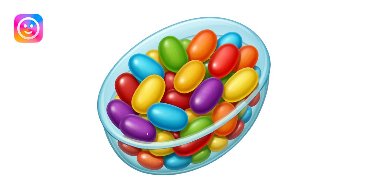 Jelly bean emoji | AI Emoji Generator