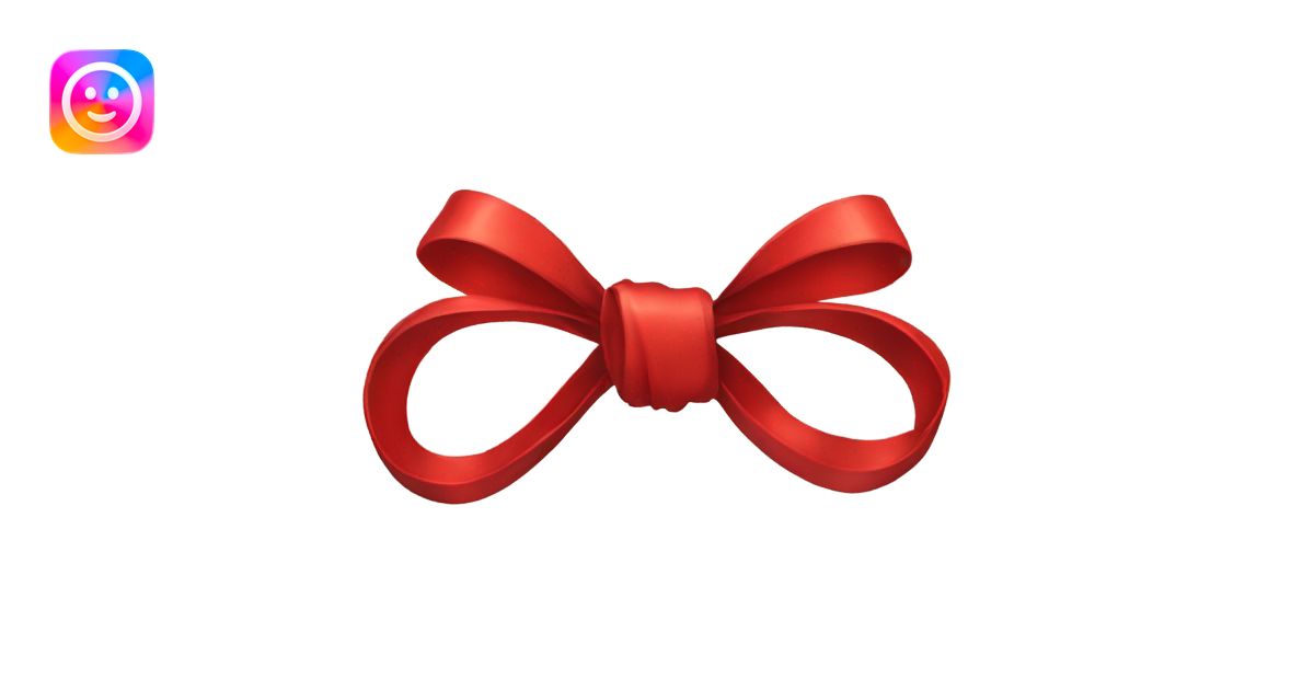 a red bow emoji | AI Emoji Generator