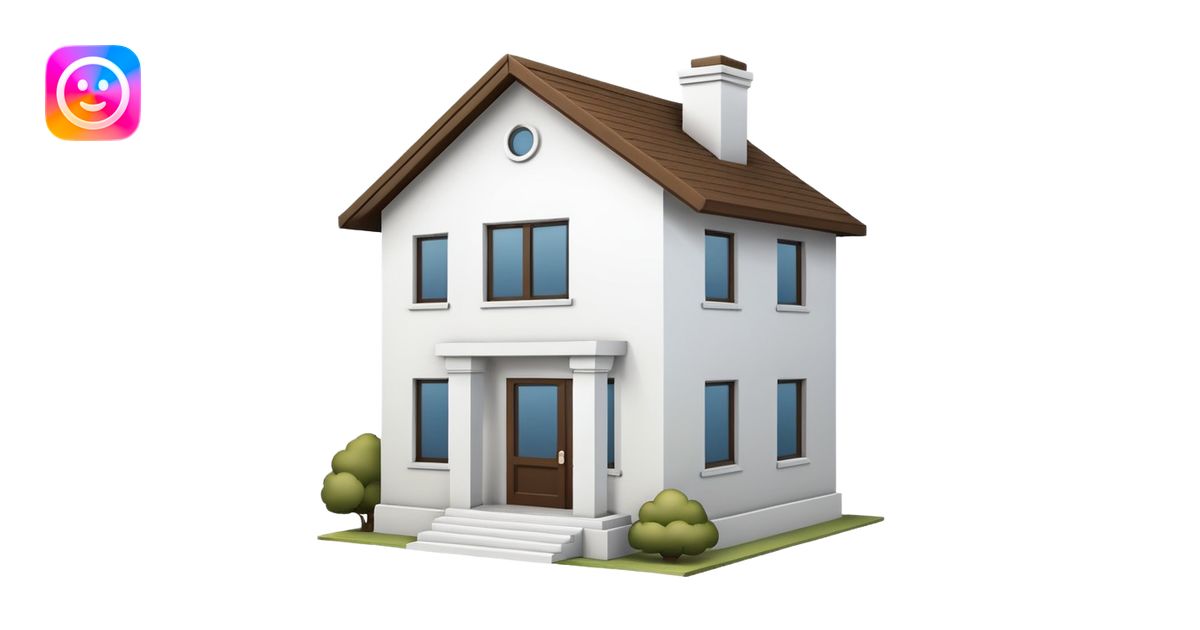 house outline emoji | AI Emoji Generator