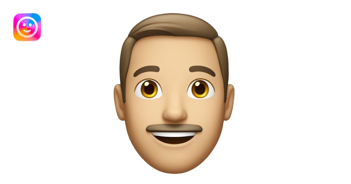 Smiling French man emoji | AI Emoji Generator