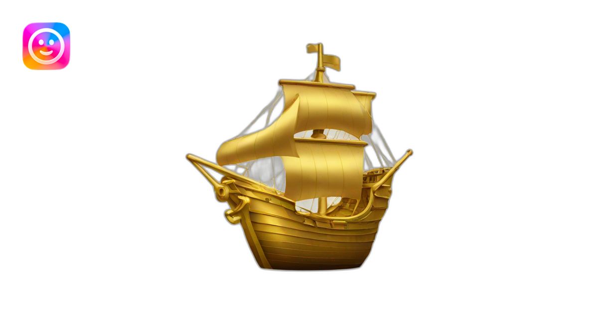 gold-ship emoji | AI Emoji Generator
