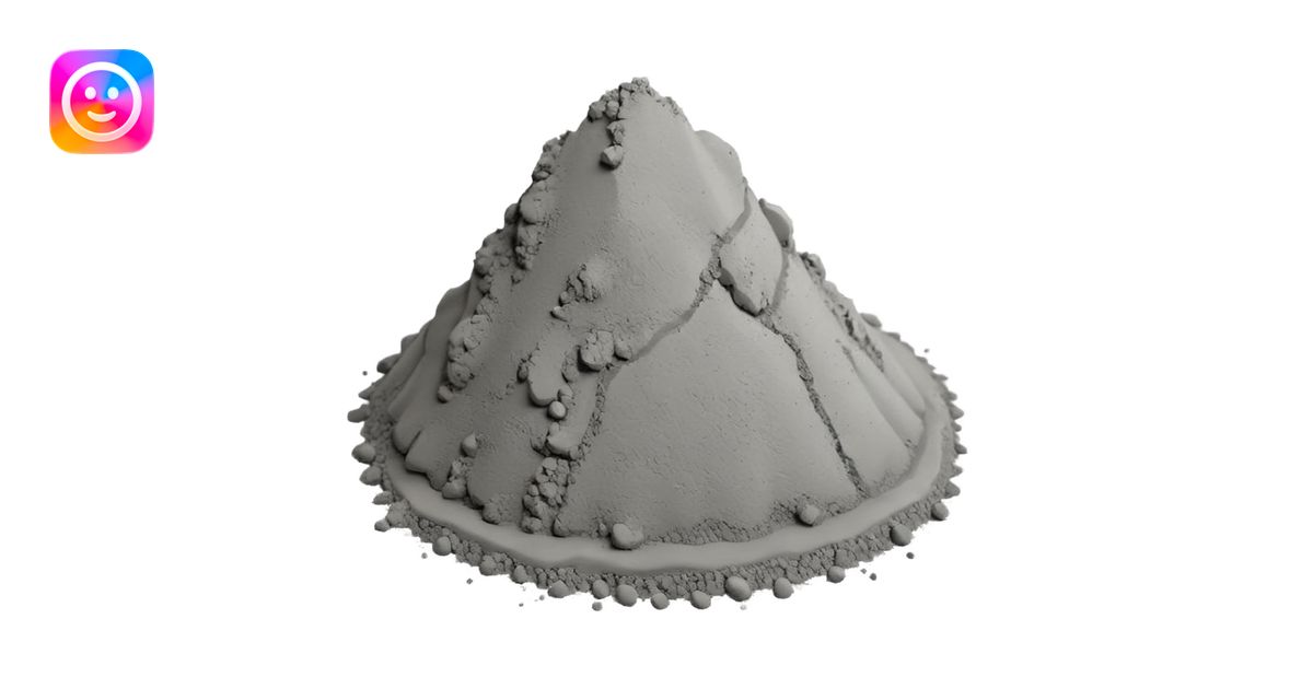 cement powder emoji | AI Emoji Generator