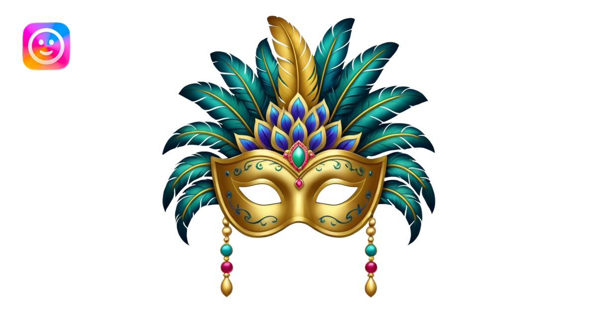 carnival mask emoji | AI Emoji Generator