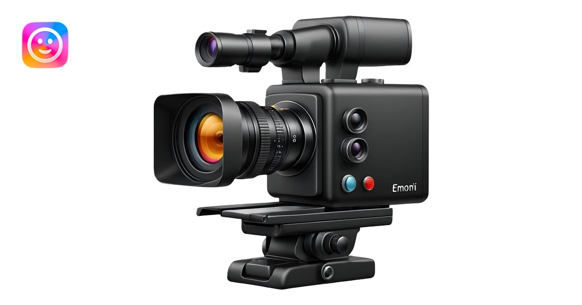 studio camera emoji | AI Emoji Generator
