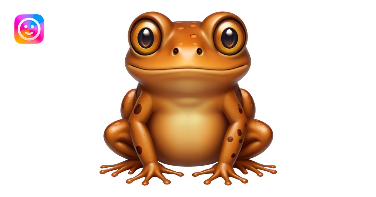 sapo marrón emoji | AI Emoji Generator