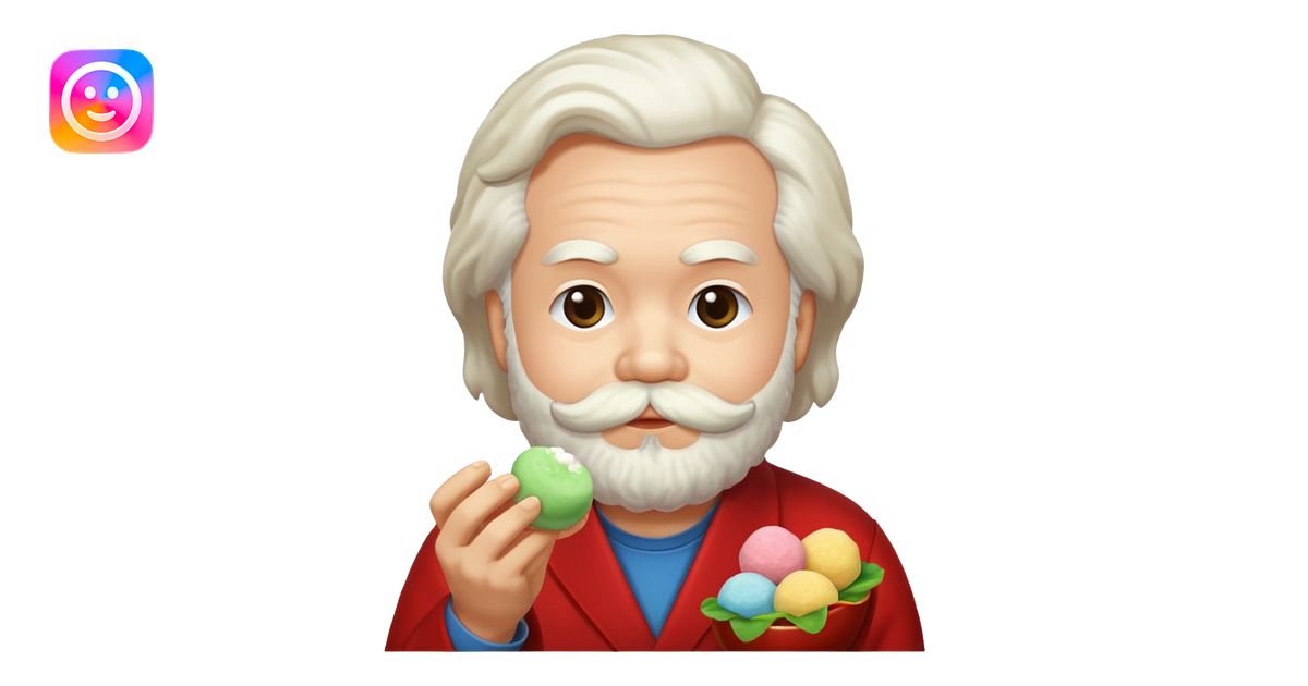 Marx ăn mochi emoji | AI Emoji Generator