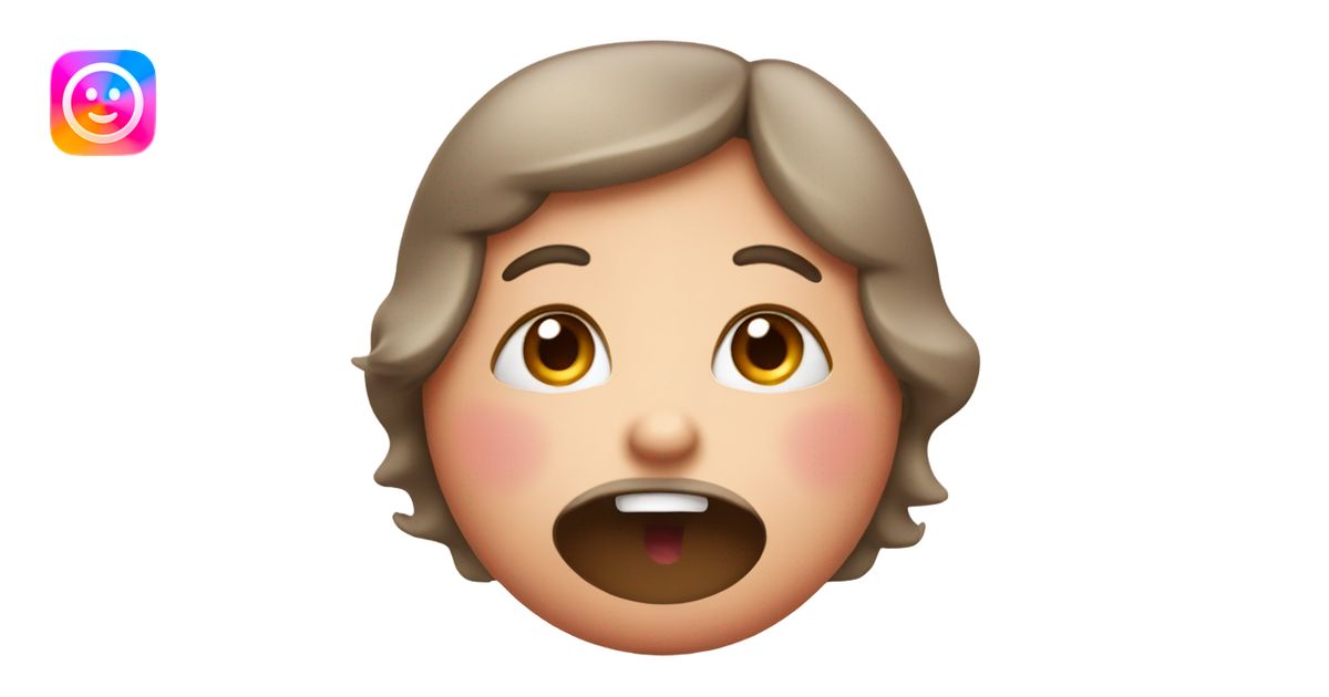 Red blushing cheeks with hand over mouth emoji | AI Emoji Generator