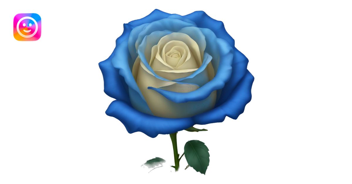blue rose emoji | AI Emoji Generator